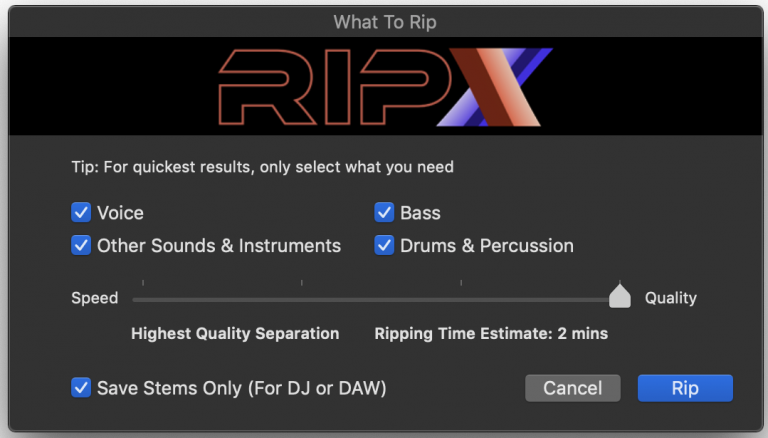Remix software & stem extraction for DJs & more - RipX DeepRemix