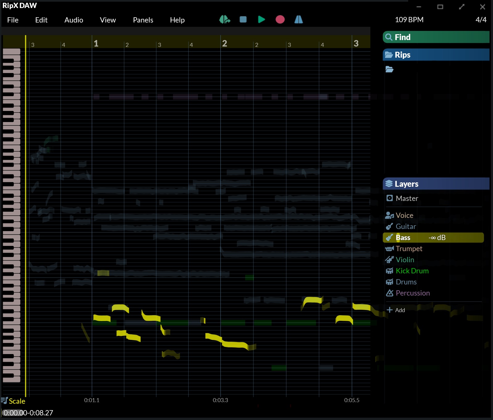 Stem color opacity and stem volume/relative volume – RipX DAW – RipX Forum